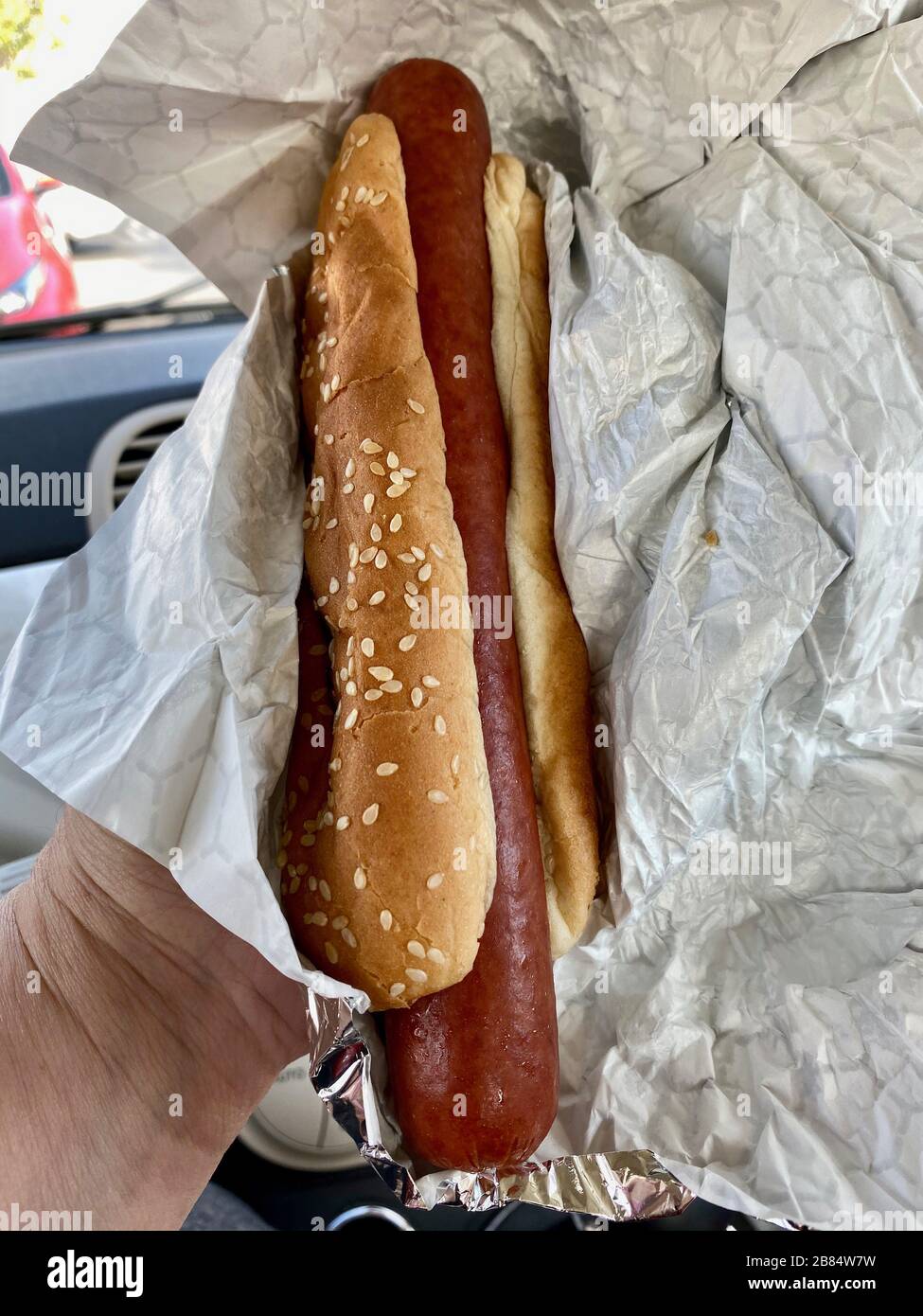 Santa Barbara, California, USA. 19th Mar, 2020. Costco Hotdog Credit ...