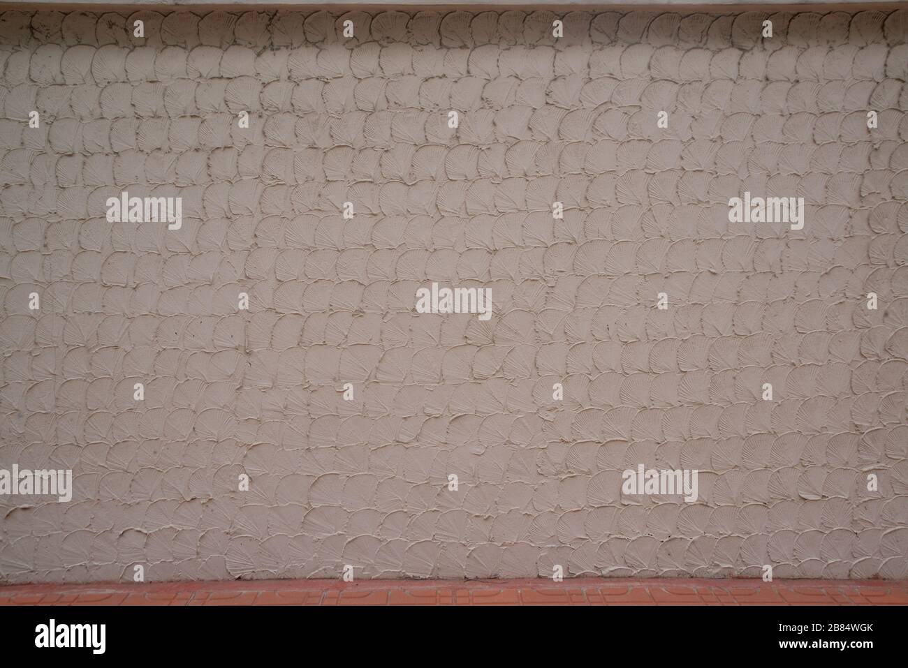 overlapping concentric circle wall pattern background, old brick ...