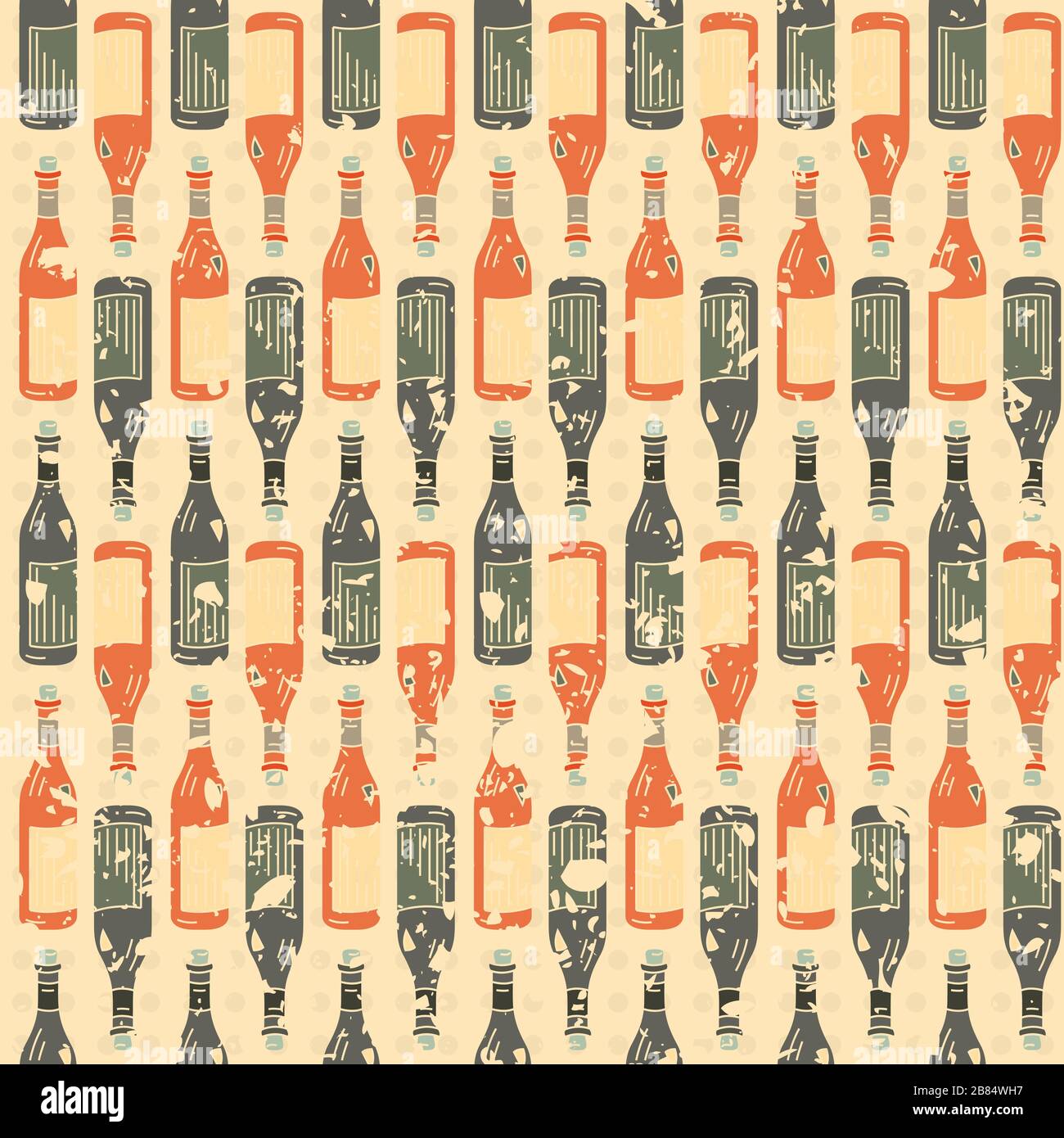 Alcohol wine art painting illustration Stock Vector Images - Alamy