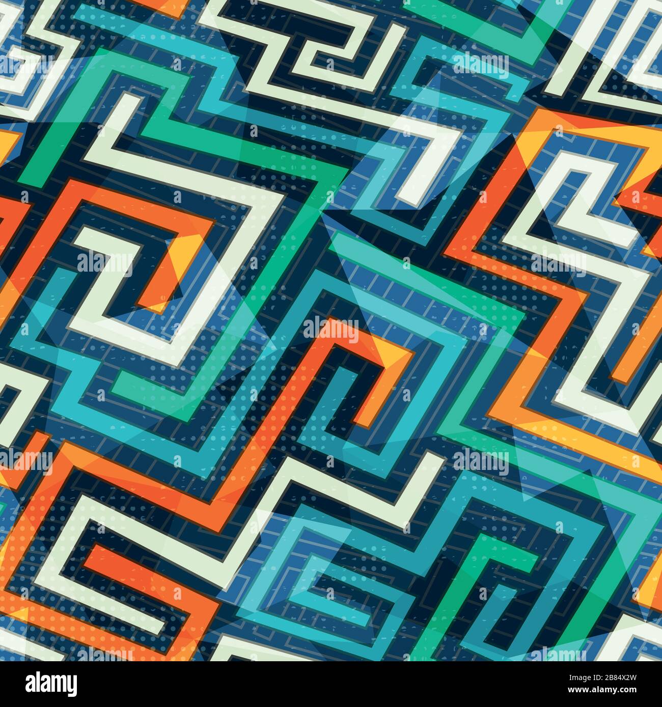 modern lines seamless pattern Stock Vector Image & Art - Alamy