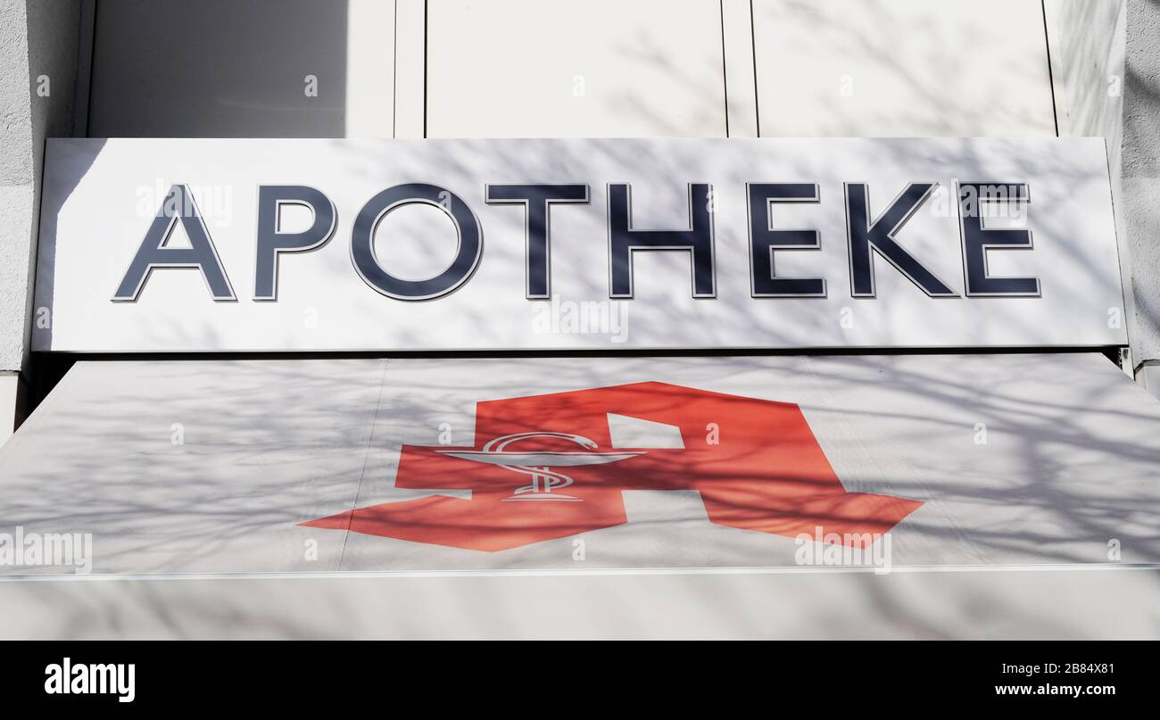 German pharmacy hi-res stock photography and images - Alamy