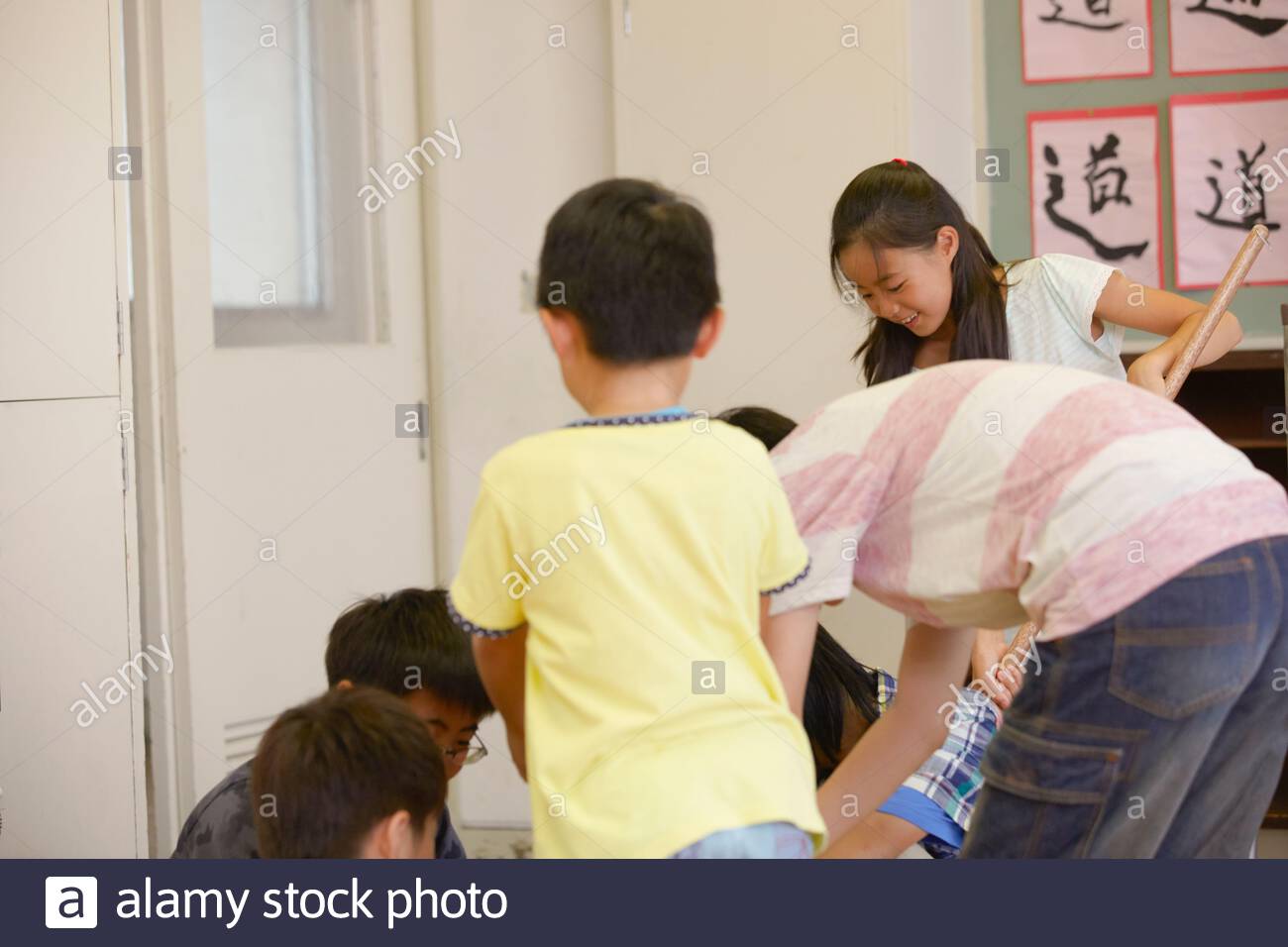 Student Cleaning Classroom High Resolution Stock Photography and Images ...