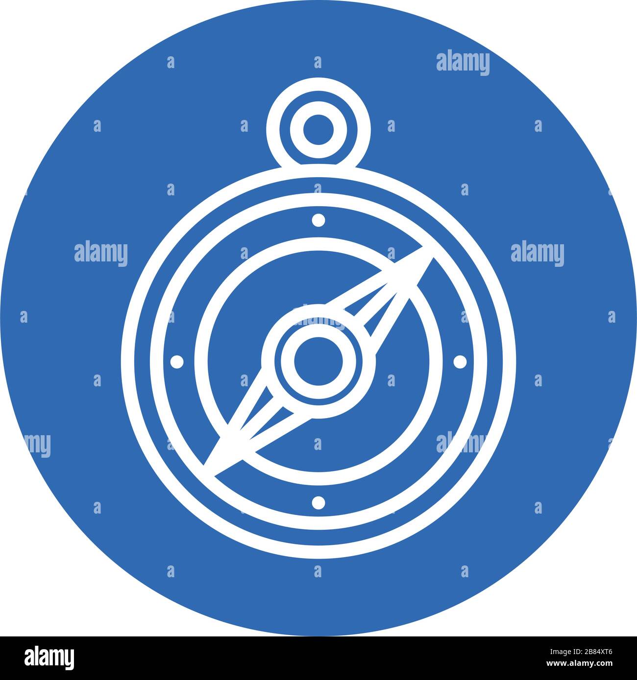 compass guide block style icon Stock Vector Image & Art - Alamy