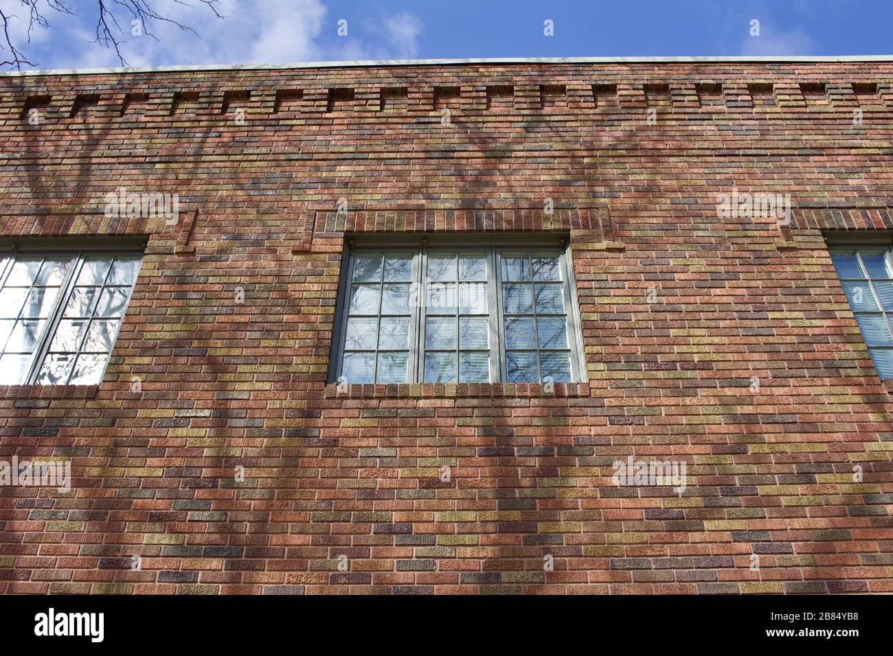 Brick wall texture background in colorful shades of patchwork quilt ...