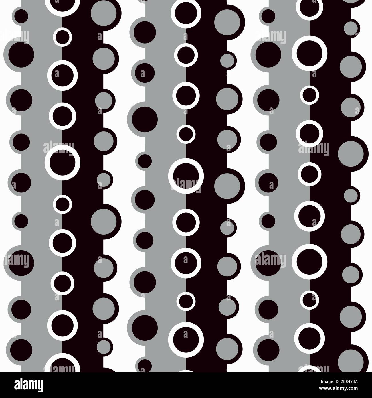 Seamless monochrome geometrical circle Stock Vector Images - Alamy