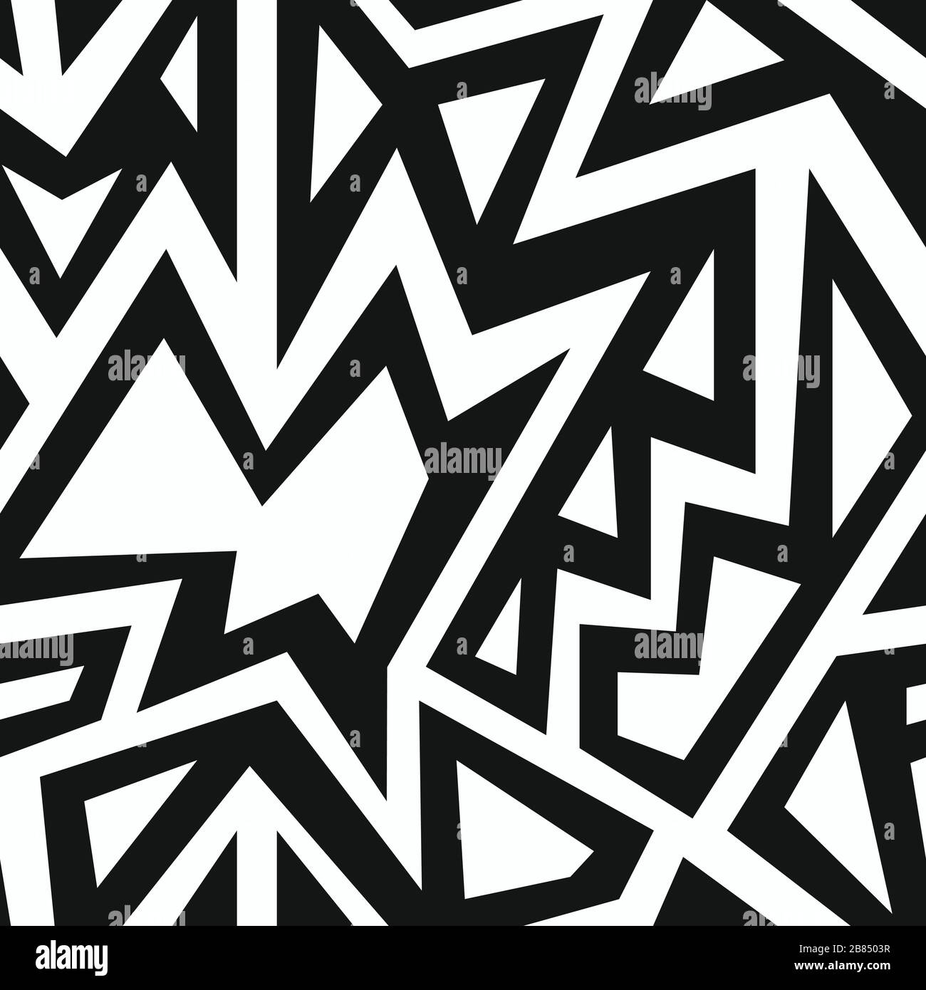 Seamless vector monochrome zebra hi-res stock photography and images ...