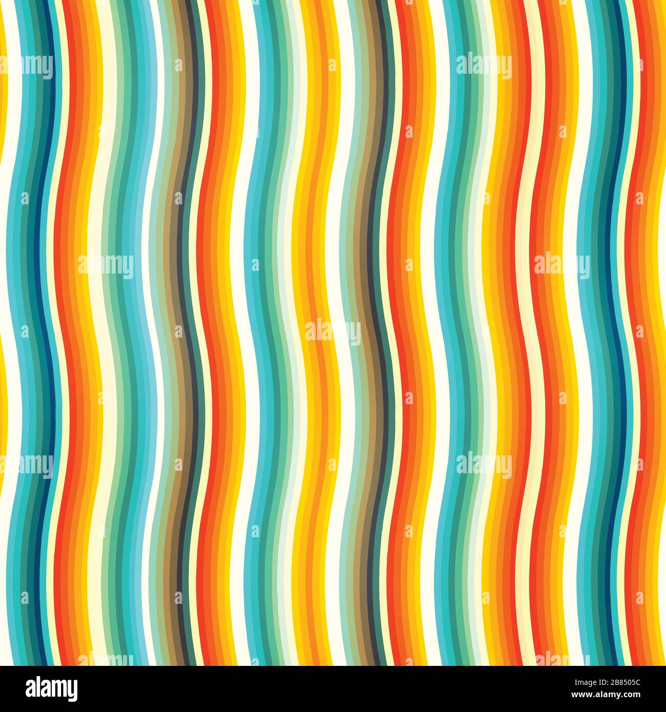 rainbow curves seamless pattern Stock Vector Image & Art - Alamy