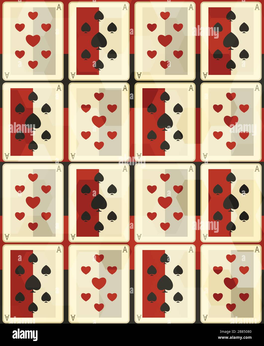 poker cards seamless Stock Vector Image & Art - Alamy