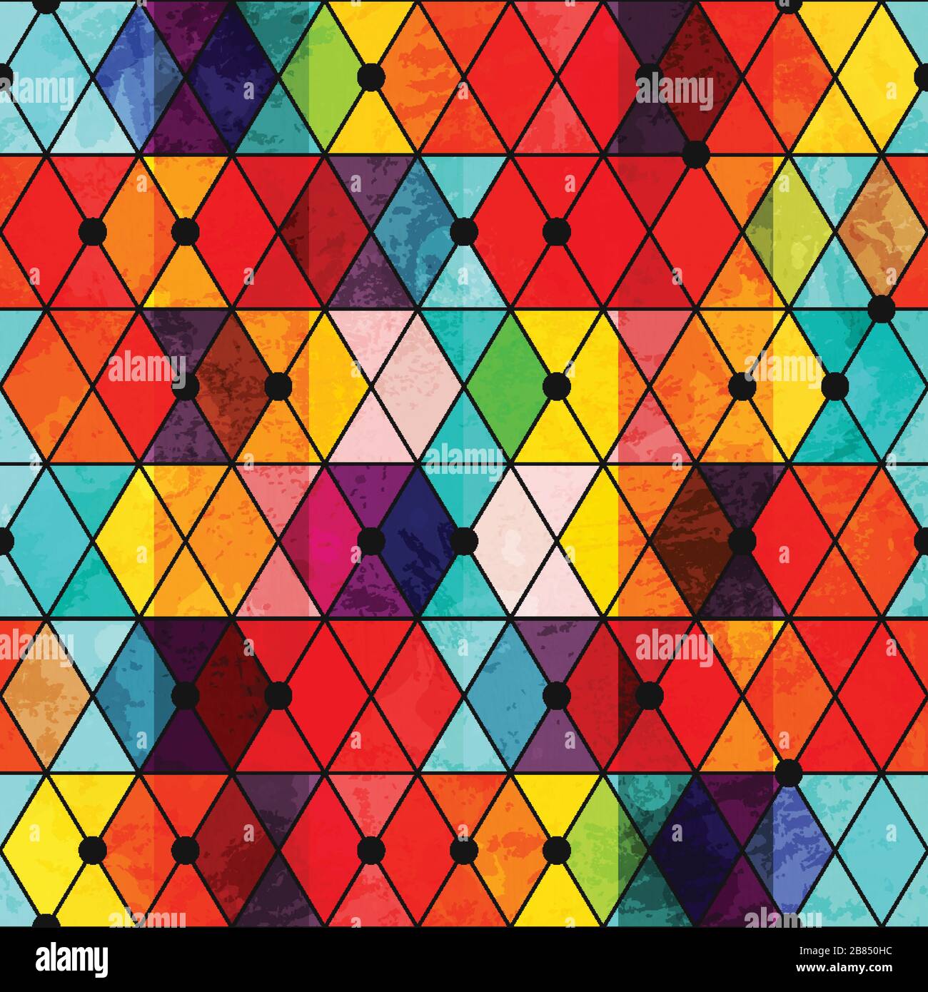 rainbow color mosaic seamless pattern Stock Vector Image & Art - Alamy