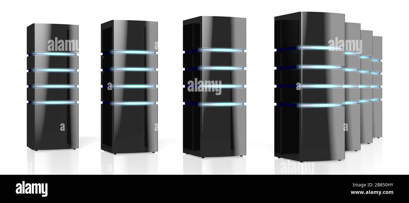 Network server lights Cut Out Stock Images & Pictures - Alamy