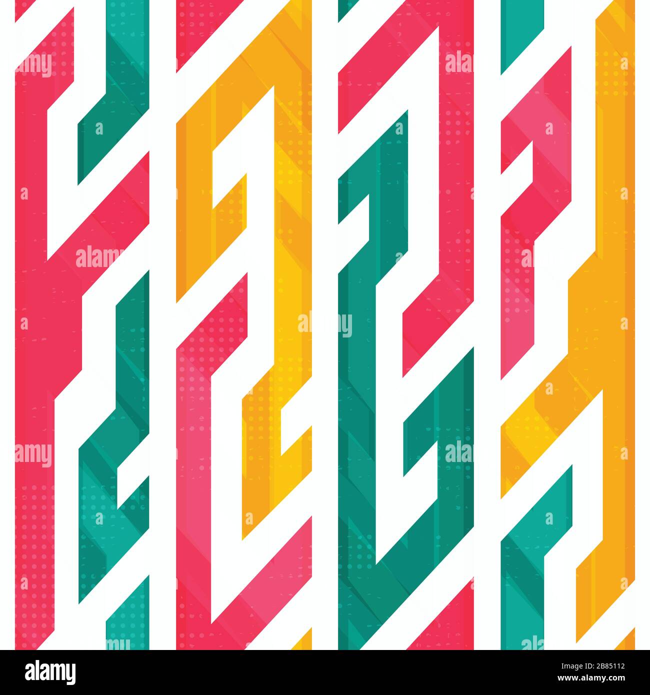 Vintage style zigzag seamless Cut Out Stock Images & Pictures - Alamy