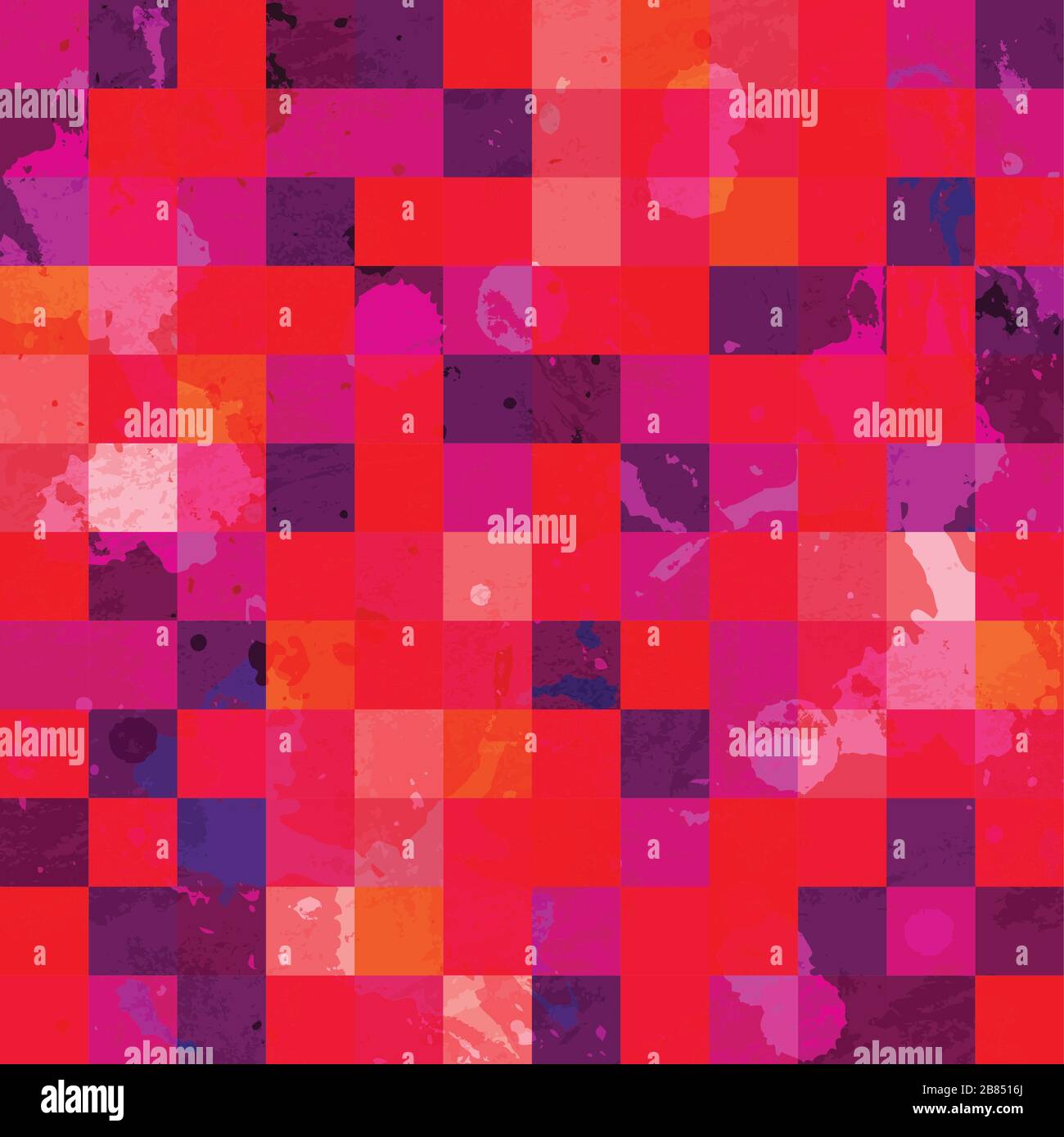 Red seamless pixel background Stock Vector Images - Alamy