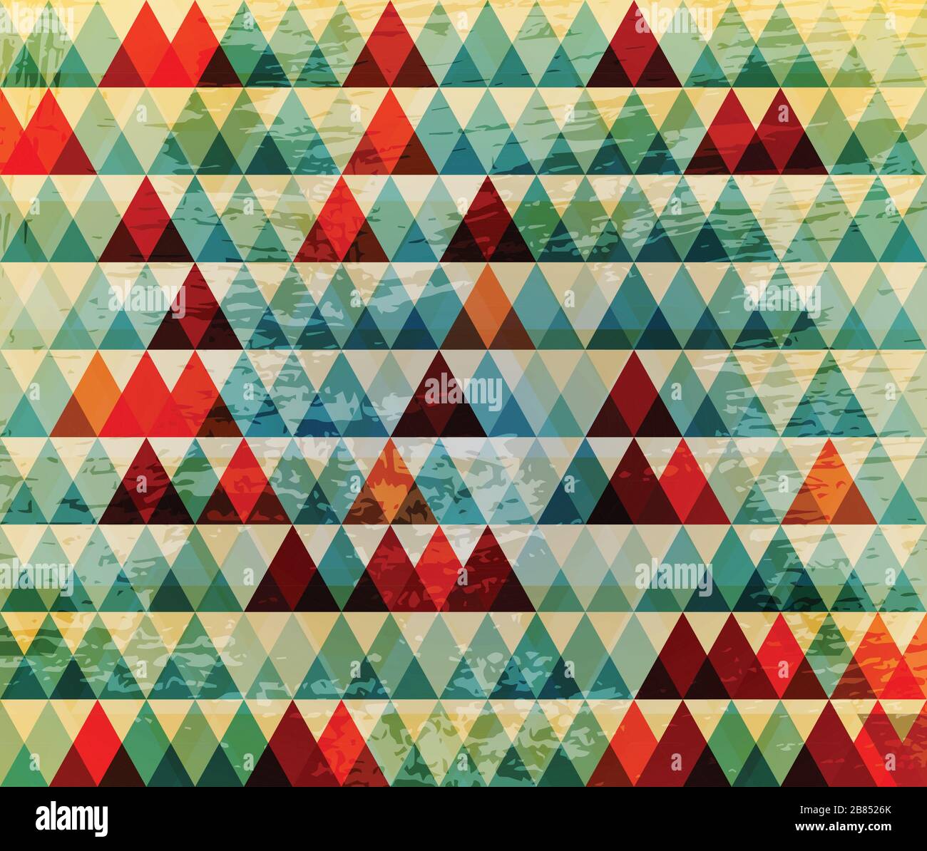 Triangle art painting Stock Vector Images - Alamy