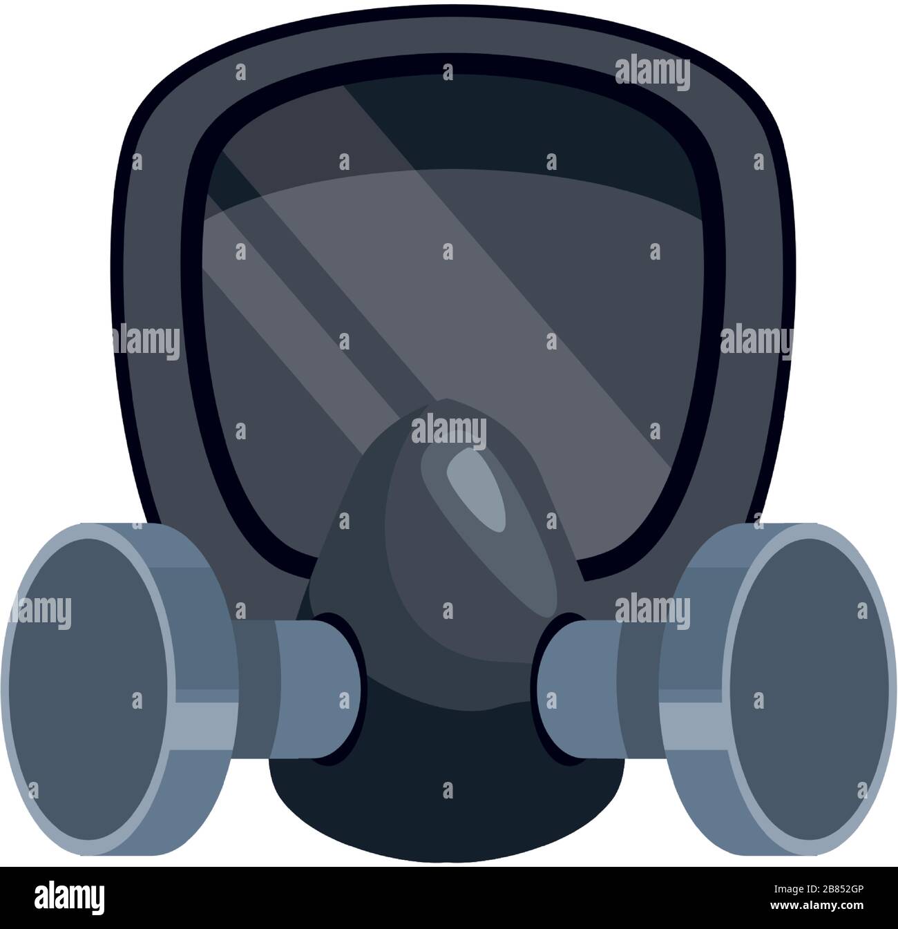 biohazard mask equipment isolated icon Stock Vector Image & Art - Alamy