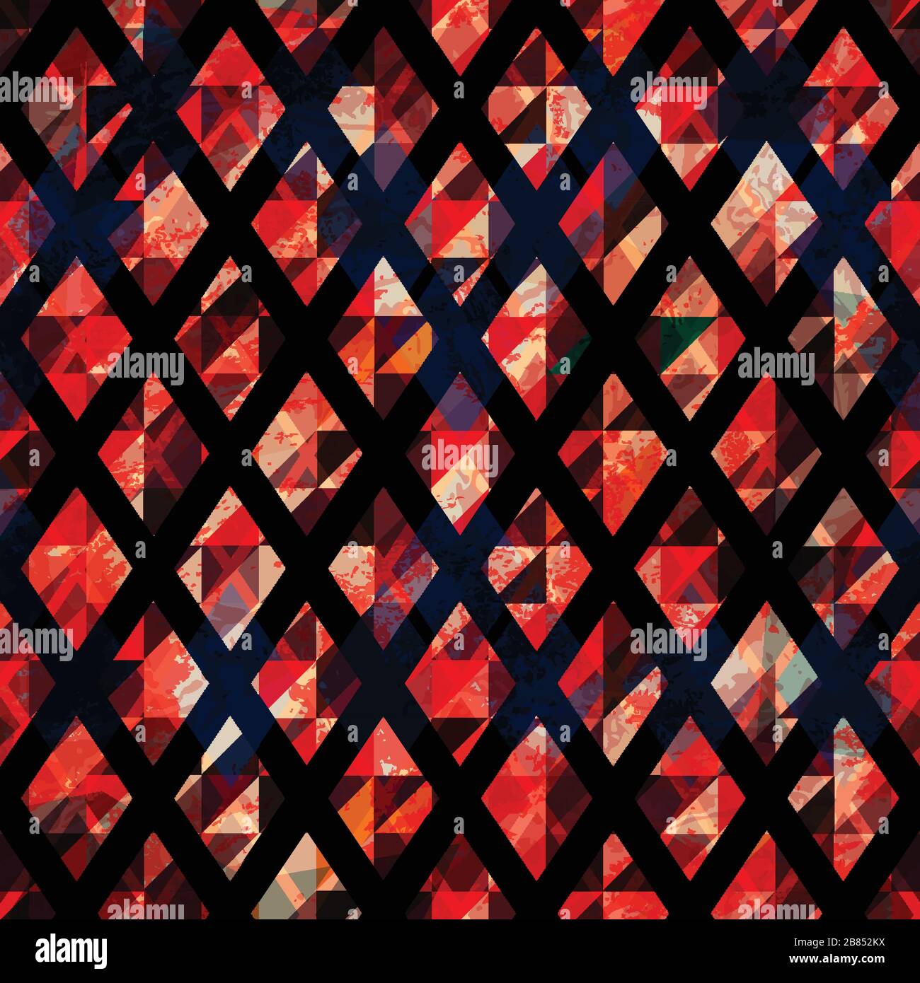 Diamond pattern stained glass window Stock Vector Images - Alamy