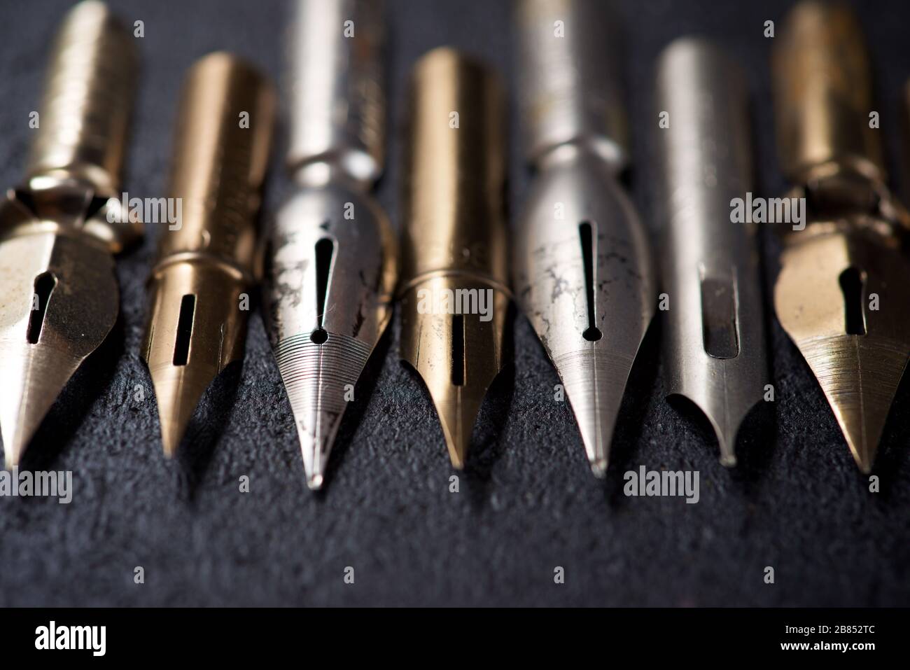 Nib pens on table hi-res stock photography and images - Alamy