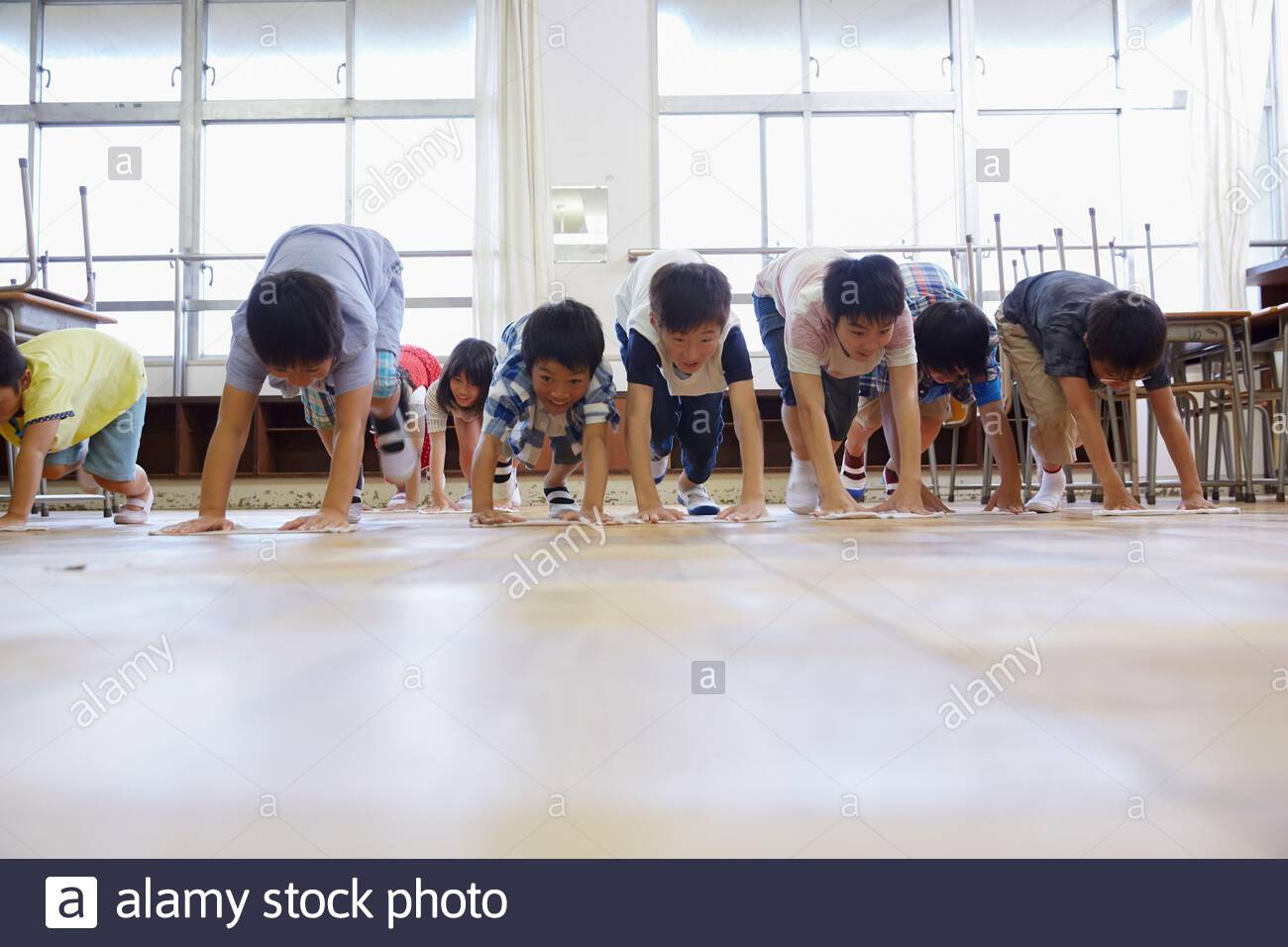 Student Cleaning Classroom High Resolution Stock Photography and Images ...