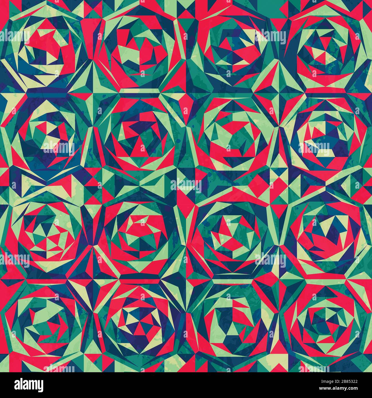 retro mosaic seamless pattern with gluss effect Stock Vector Image ...