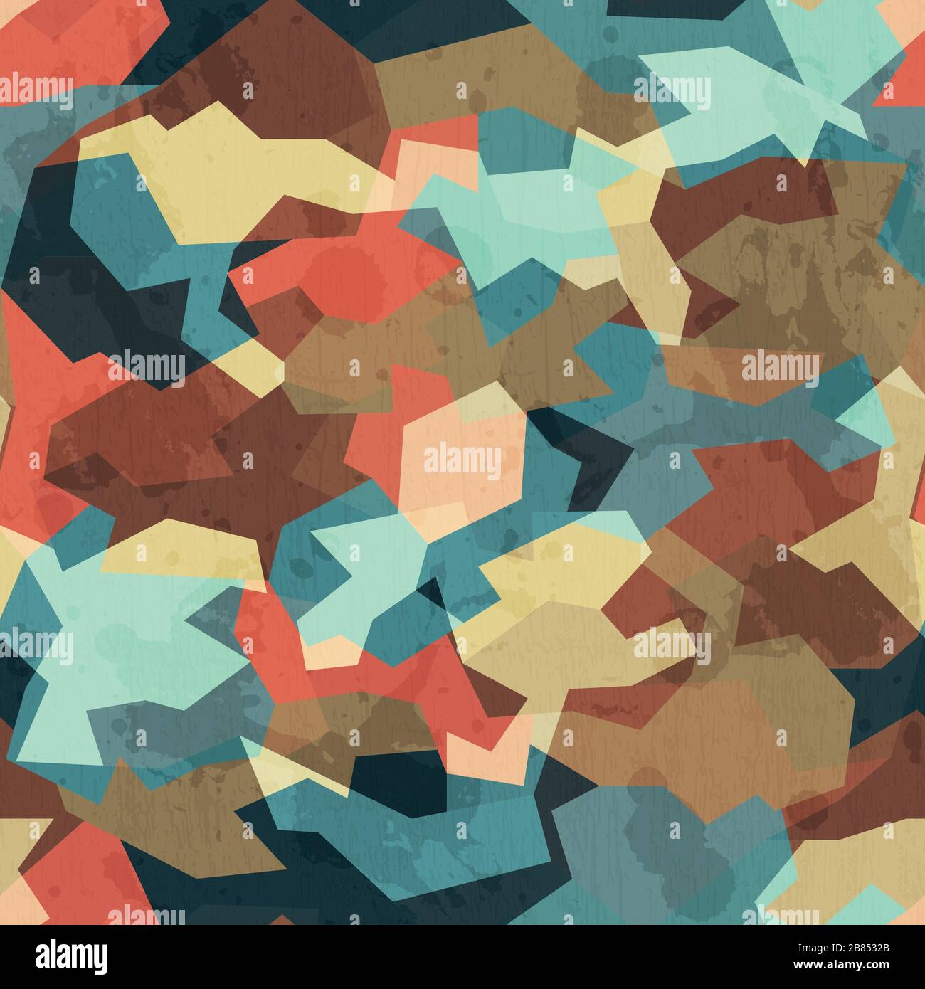 retro mosaic seamless pattern Stock Vector Image & Art - Alamy