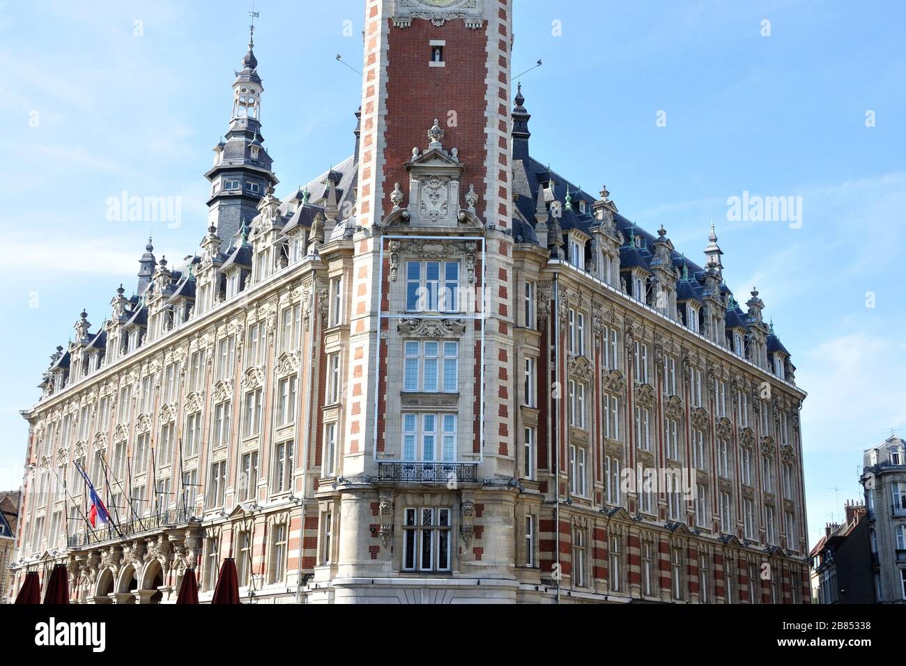 visit to the northern city of Lille, grand place, france Stock Photo ...