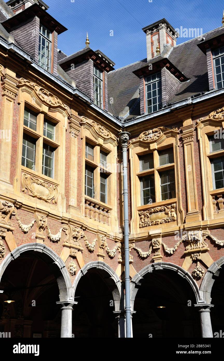 visit to the northern city of Lille, grand place, france Stock Photo ...