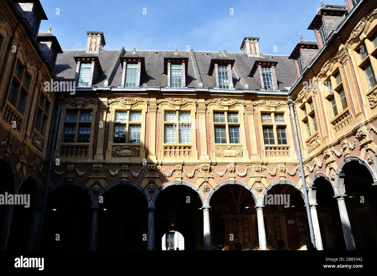 visit to the northern city of Lille, grand place, france Stock Photo ...