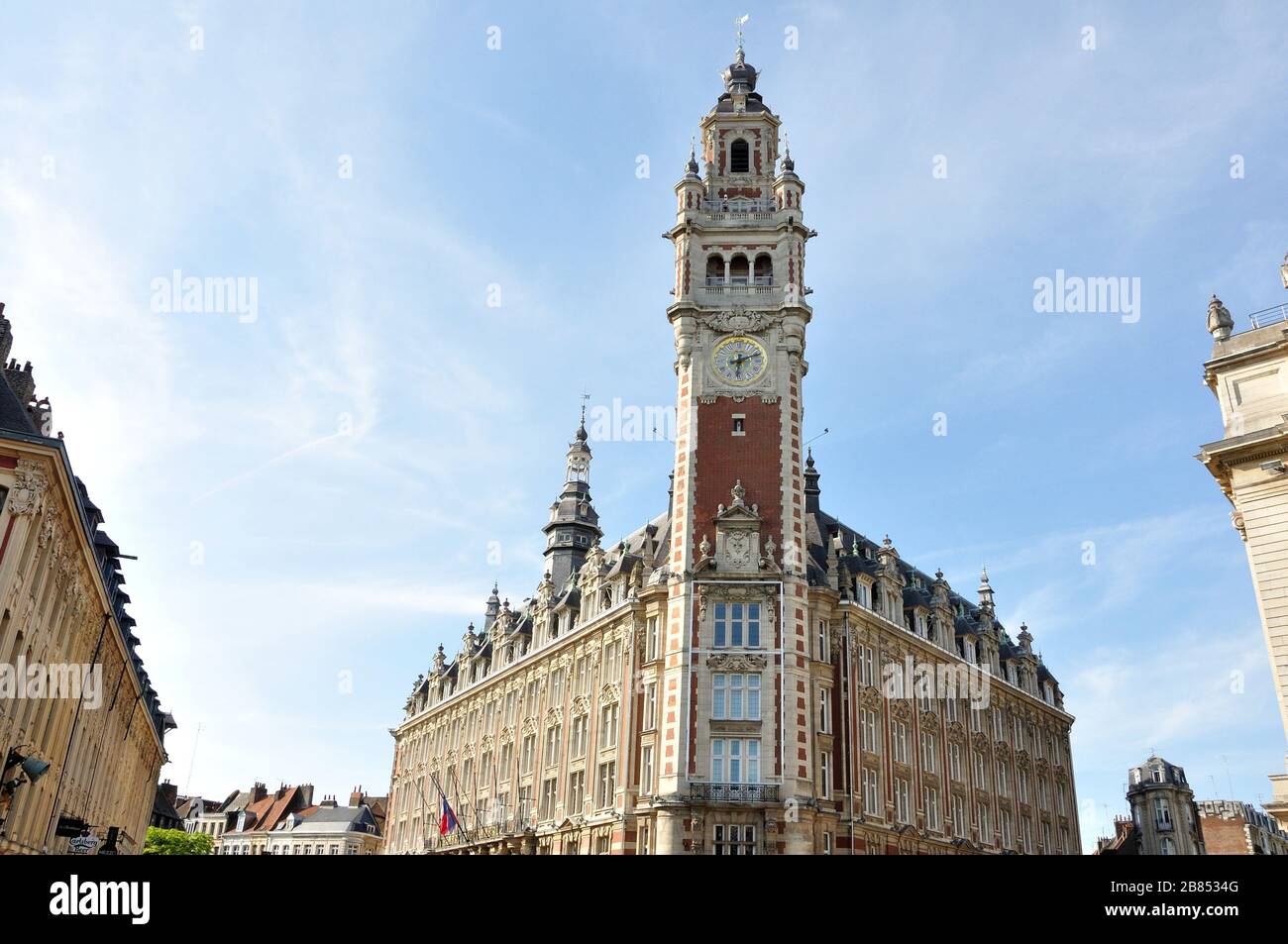 visit to the northern city of Lille, grand place, france Stock Photo ...