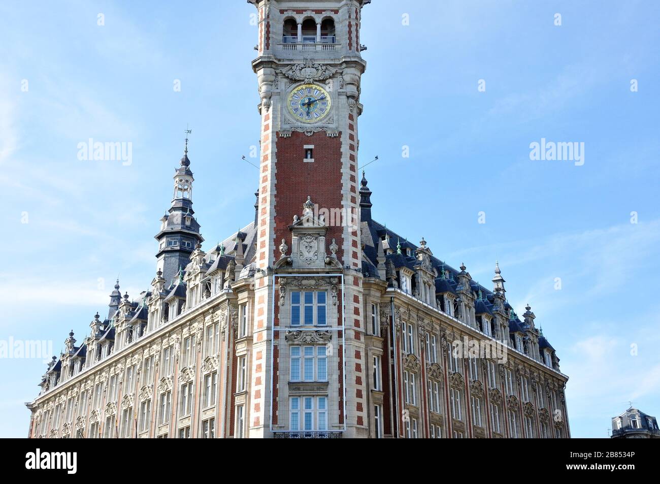 visit to the northern city of Lille, grand place, france Stock Photo ...