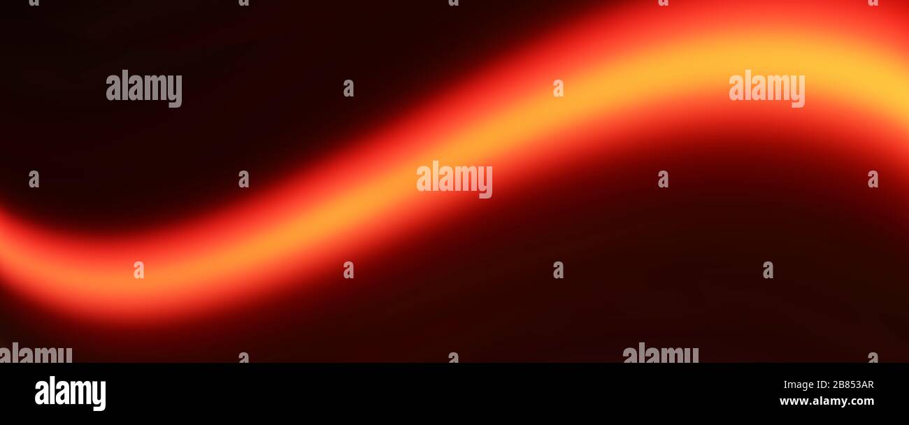 Power Red wave light effect beam on black background Stock Photo - Alamy