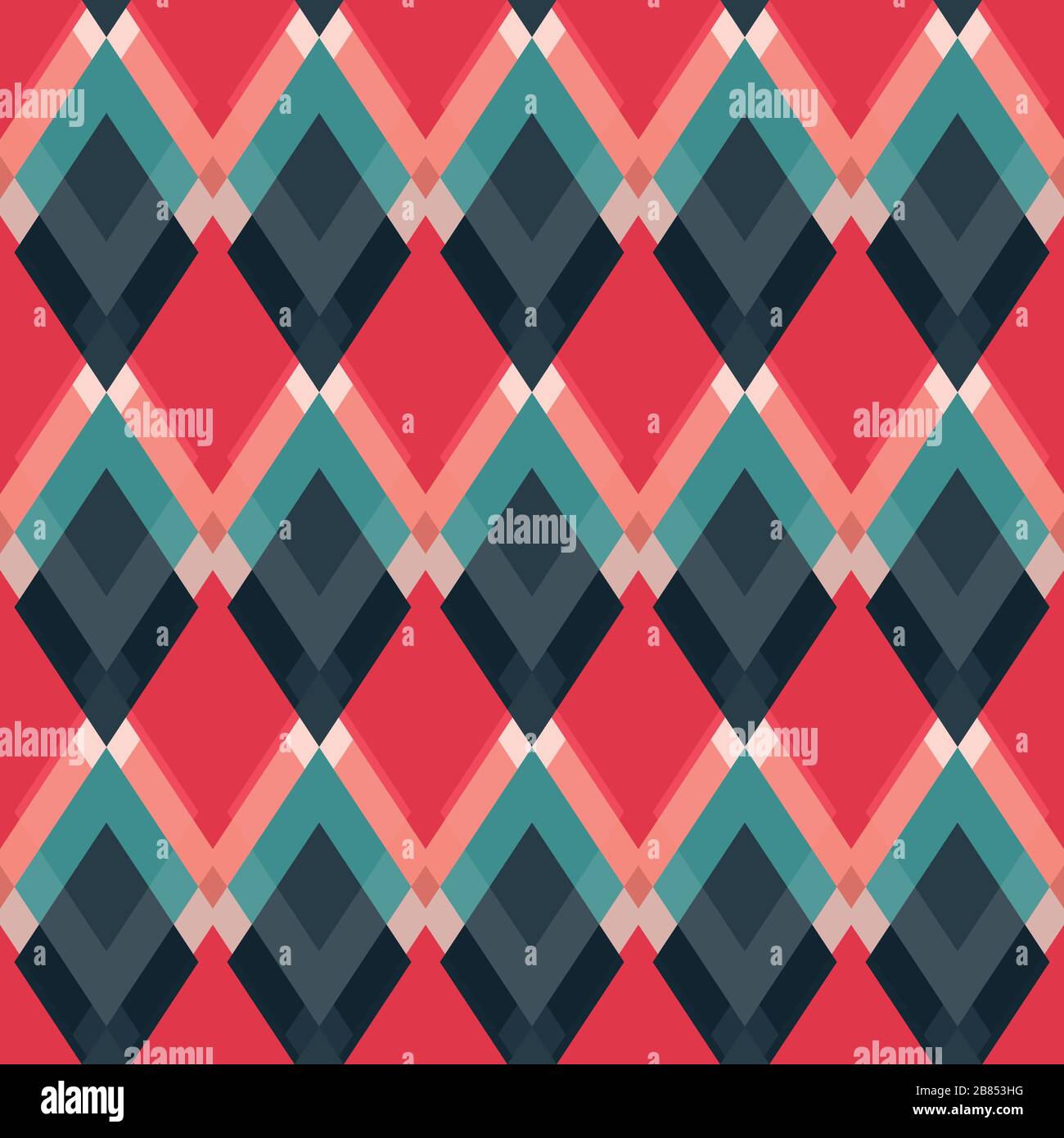 retro red rhombus seamless pattern Stock Vector Image & Art - Alamy