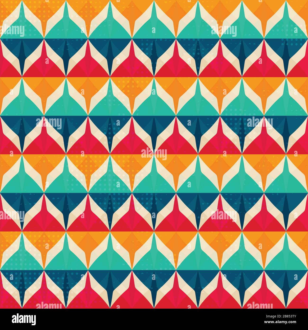 retro seamless pattern Stock Vector Image & Art - Alamy