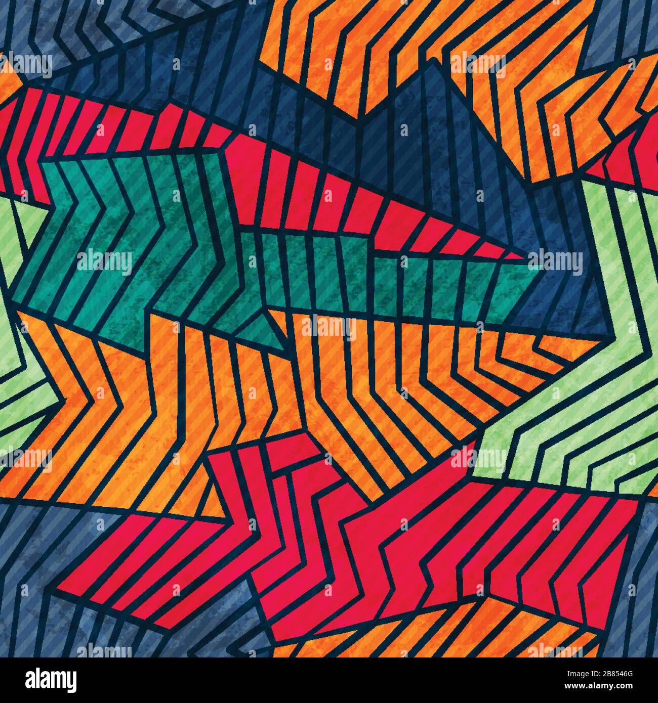 Mosaic street design Stock Vector Images - Alamy