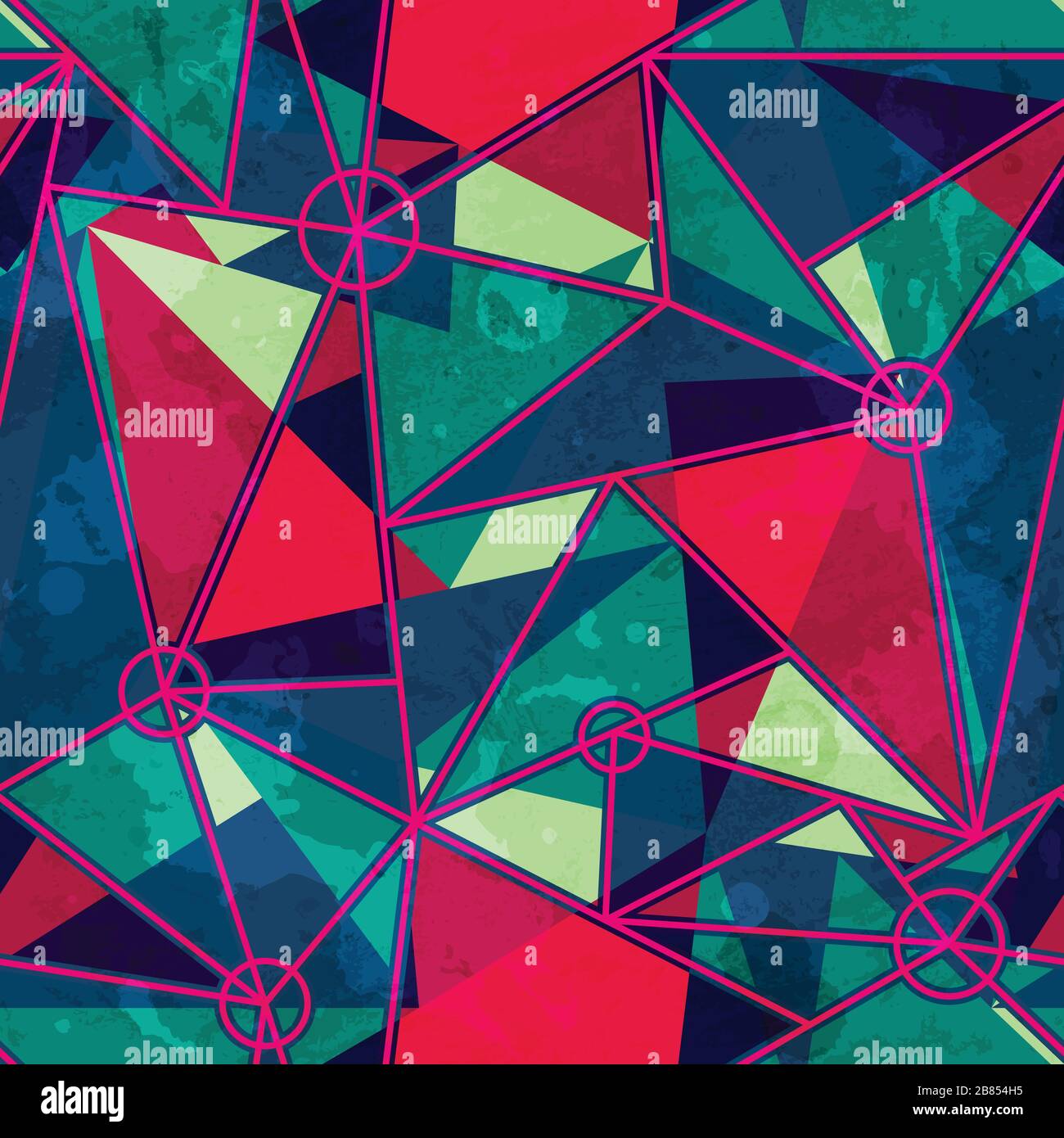 mosaic seamless pattern with grunge effect Stock Vector Image & Art - Alamy