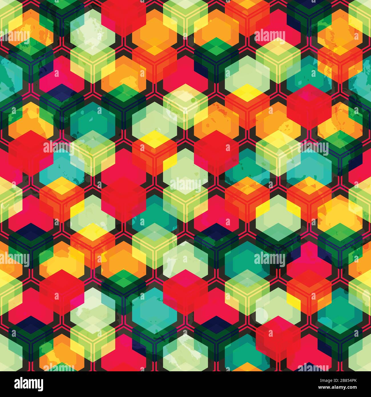 Colorful box grid pattern hi-res stock photography and images - Alamy