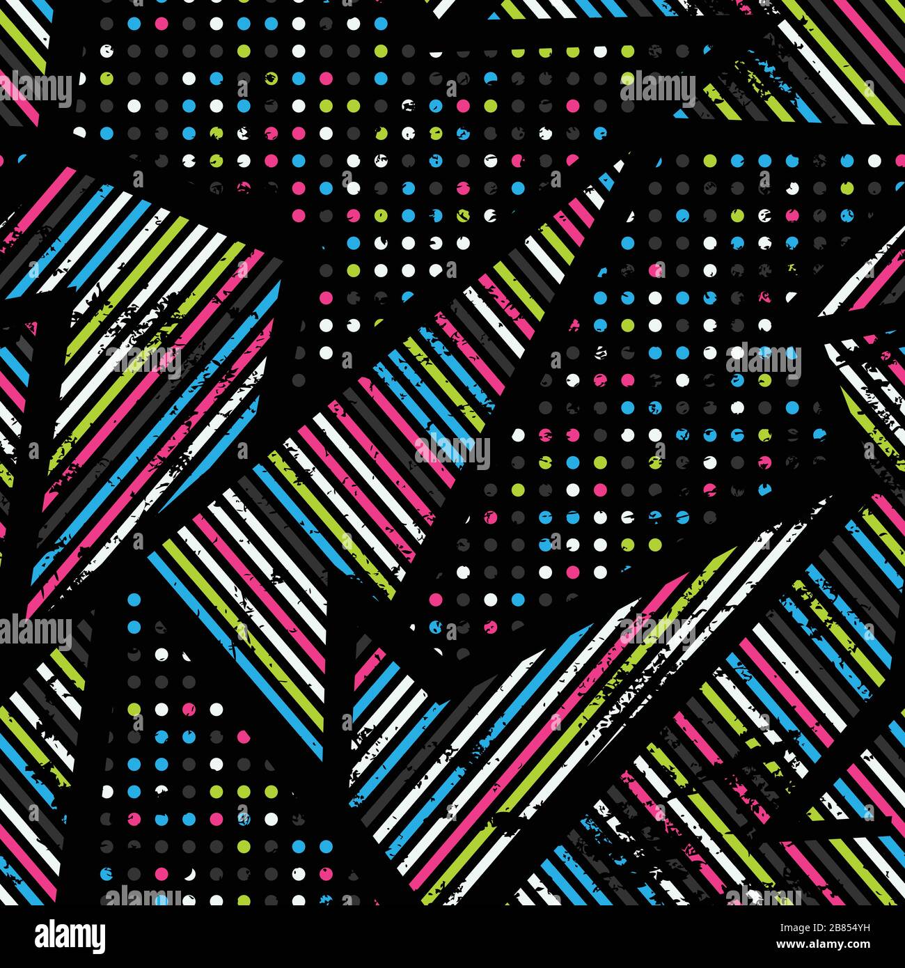 spectrum music seamless pattern Stock Vector Image & Art - Alamy