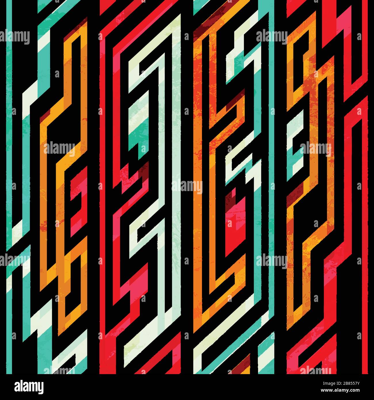 Aztec navajo geometric seamless Stock Vector Images - Alamy