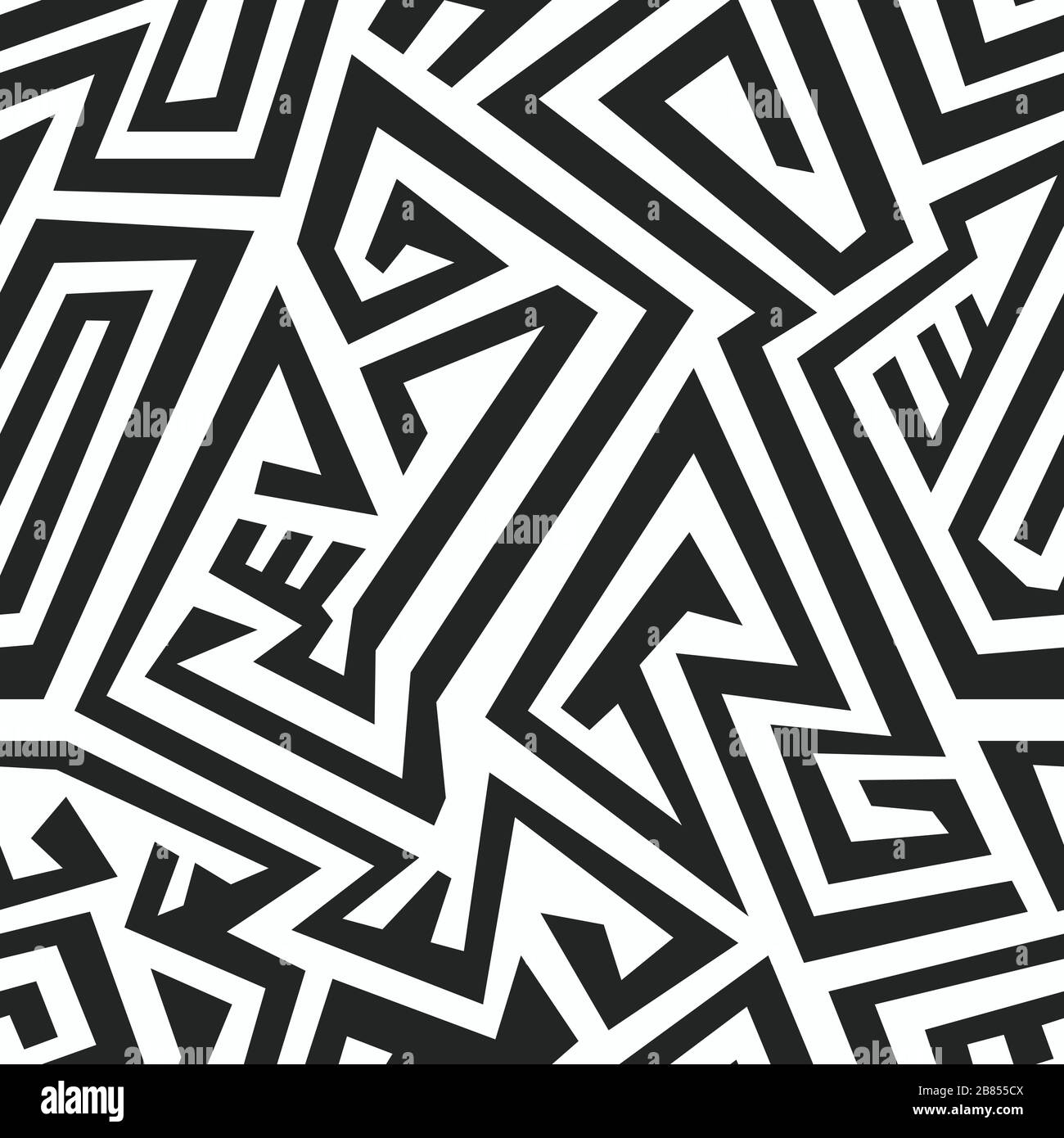 Vector seamless geometric maze pattern hi-res stock photography and ... Vector seamless geometric maze pattern hi-res stock photography and ...