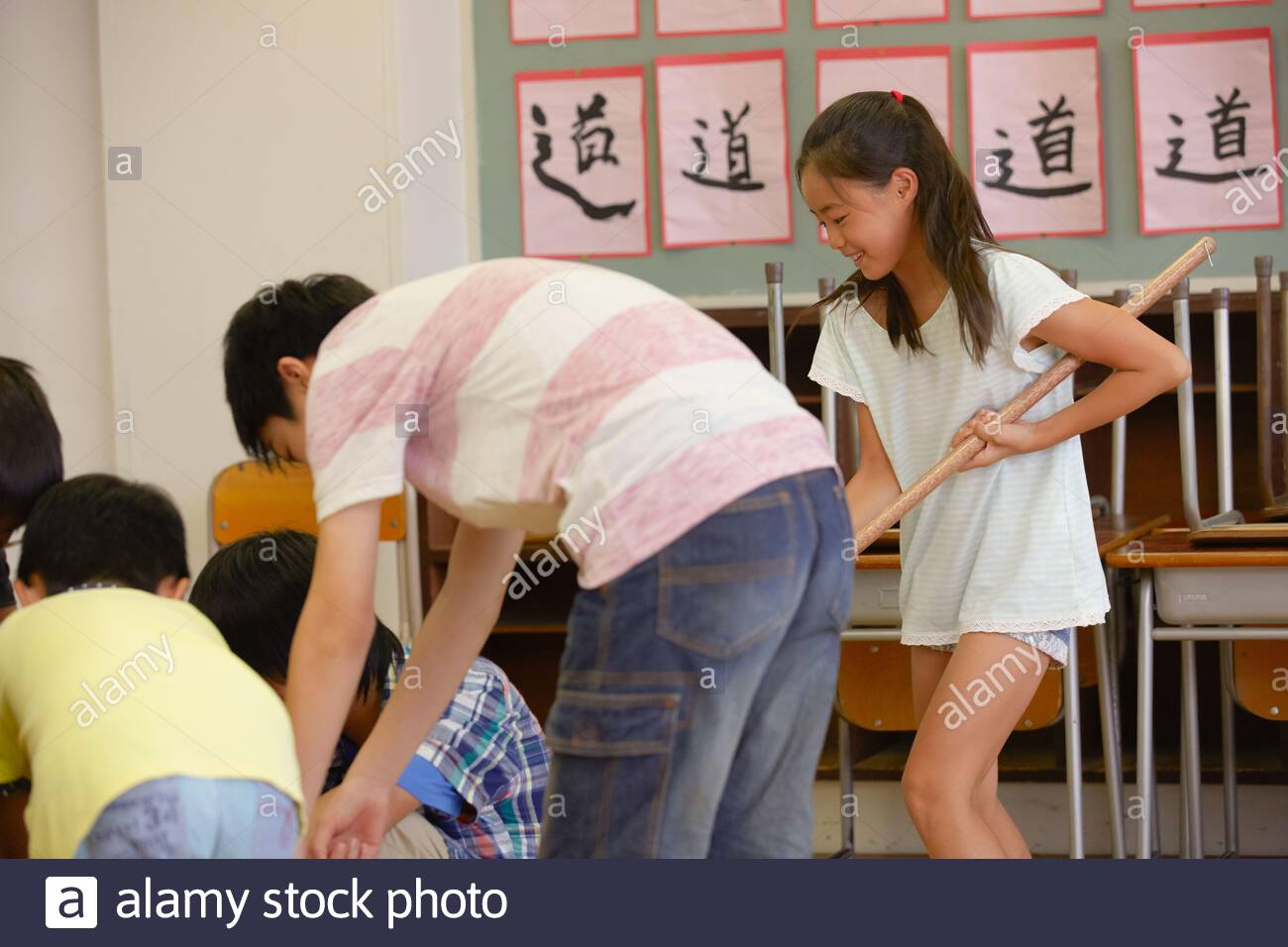 Student Cleaning Classroom High Resolution Stock Photography and Images ...