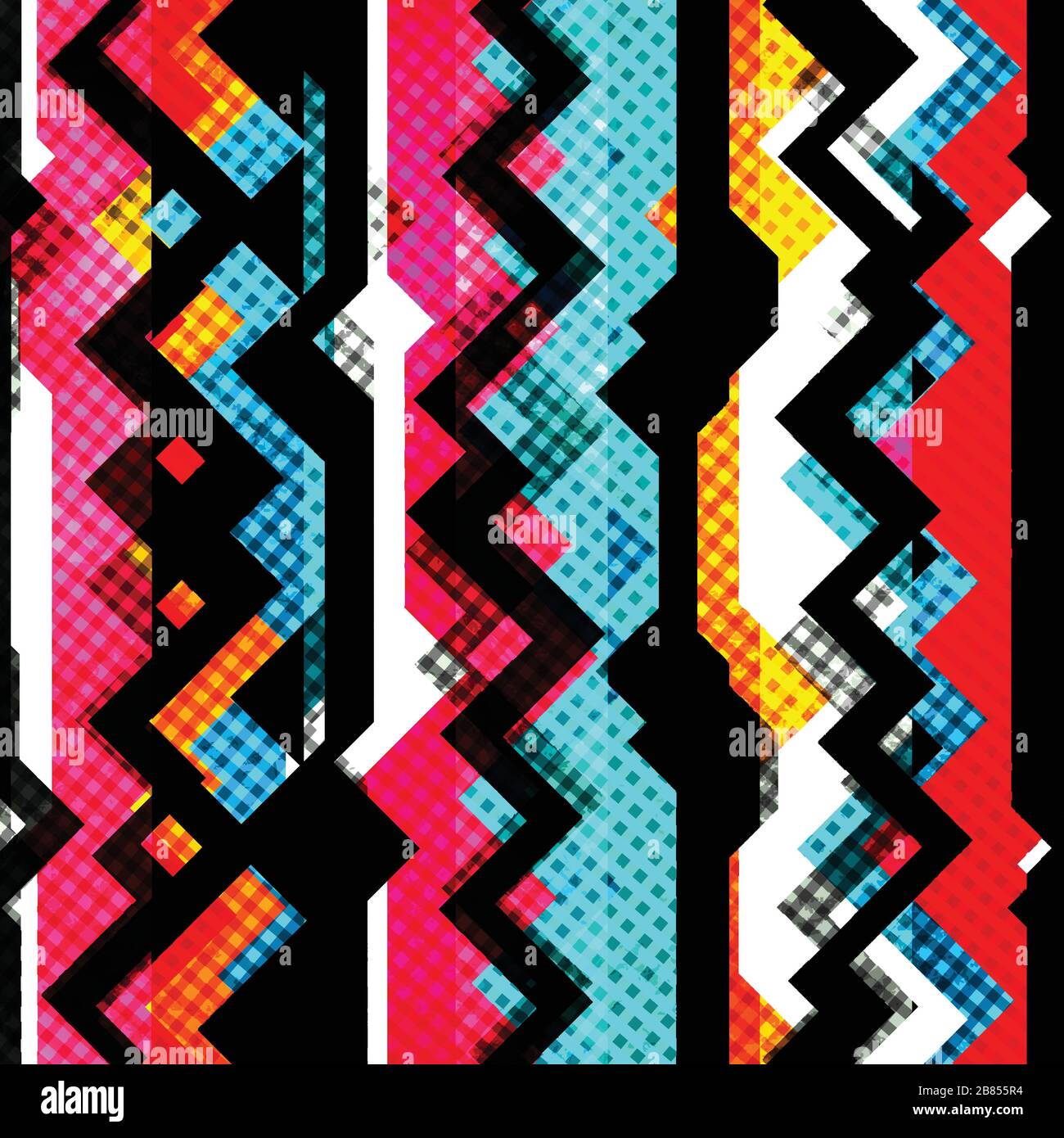 Repeating diamond wave pattern hi-res stock photography and images - Alamy