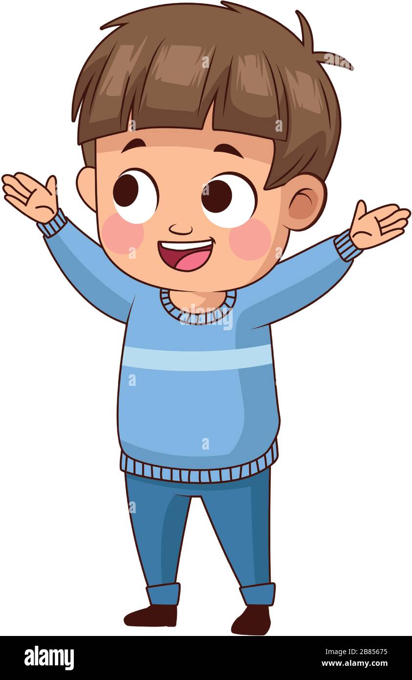 cute little boy avatar character Stock Vector Image & Art - Alamy