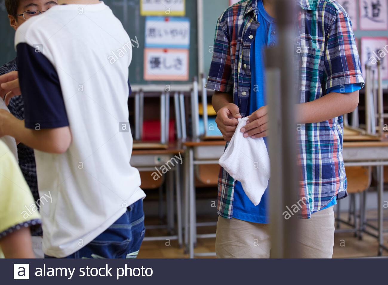 Student Cleaning Classroom High Resolution Stock Photography and Images ...