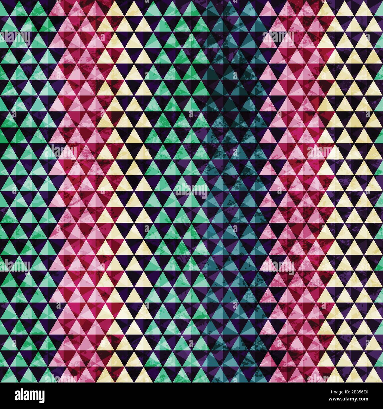 vintage triangle seamless pattern Stock Vector Image & Art - Alamy