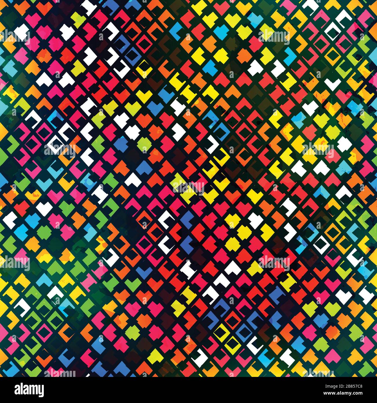 pixel seamless pattern Stock Vector Image & Art - Alamy