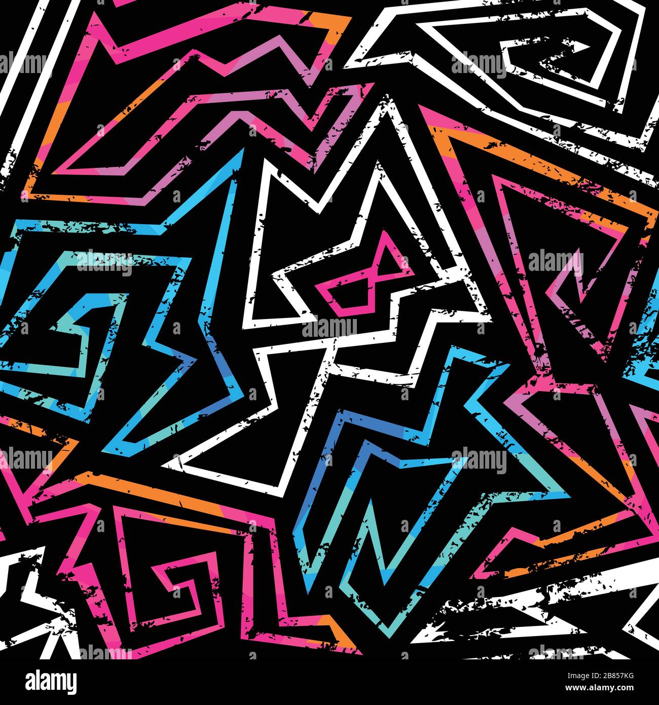 spectrum geometric seamless pattern Stock Vector Image & Art - Alamy