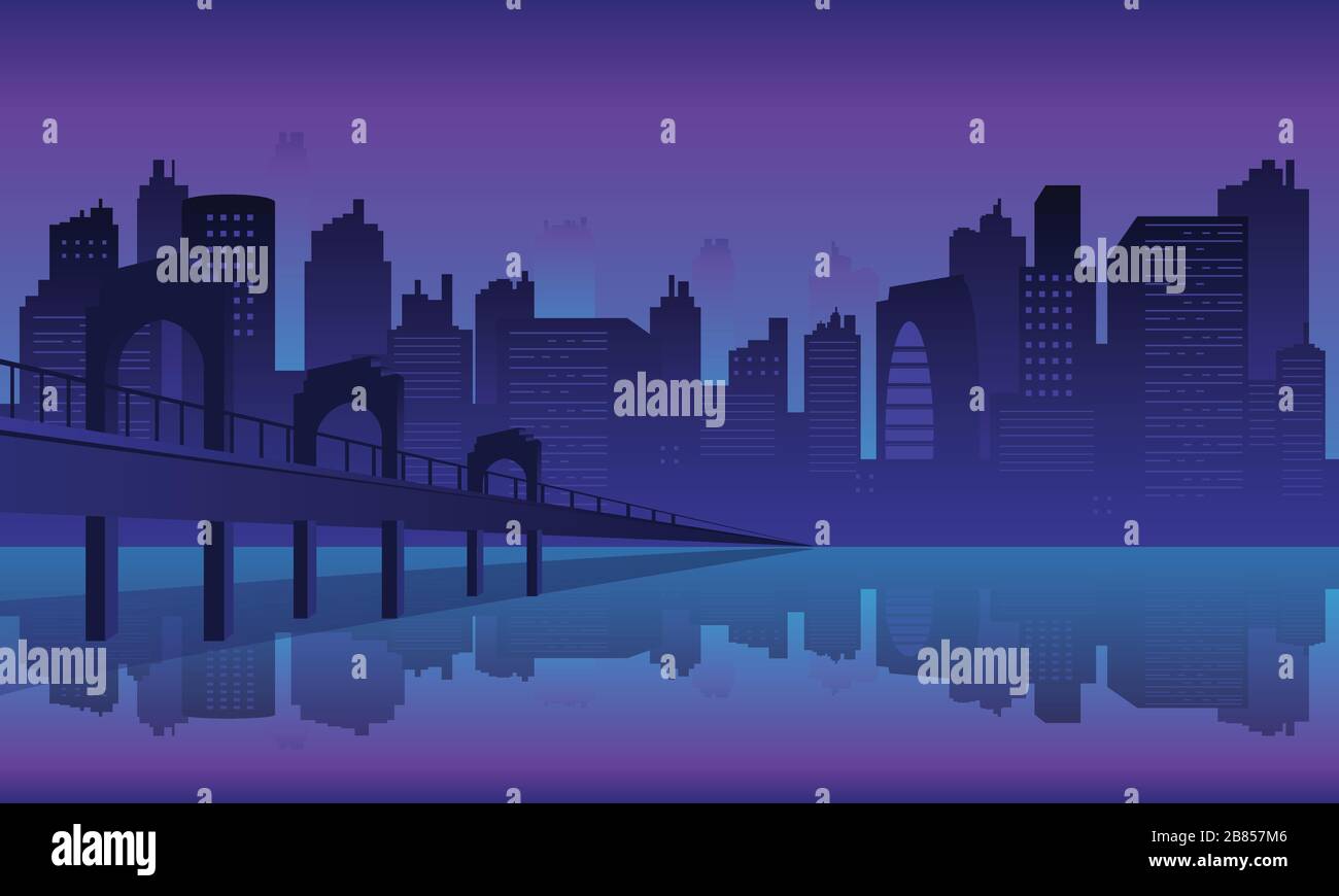 The lake view hotel Stock Vector Images - Alamy