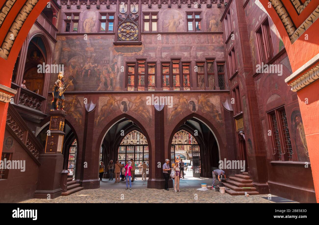 Magnificent red sandstone landmark building hi-res stock photography ...