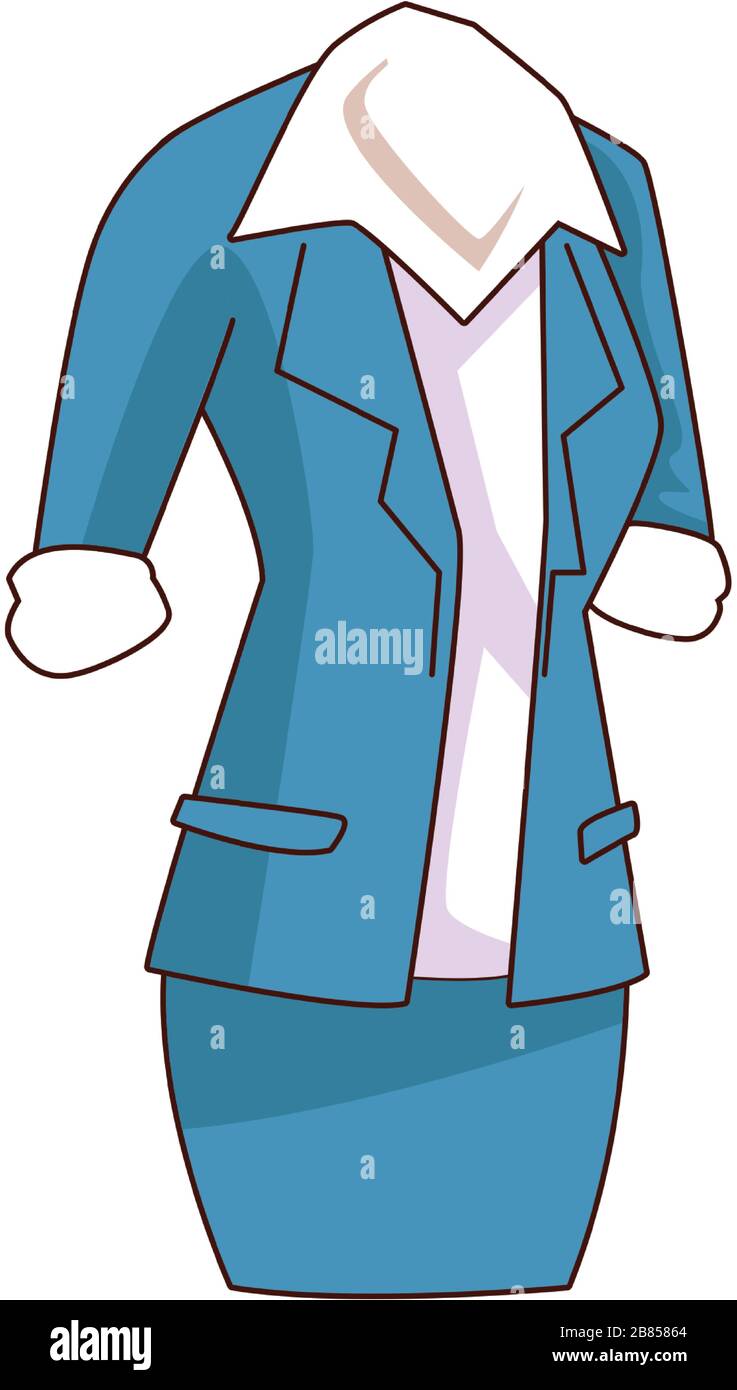 elegant female suit isolated icon Stock Vector Image & Art - Alamy
