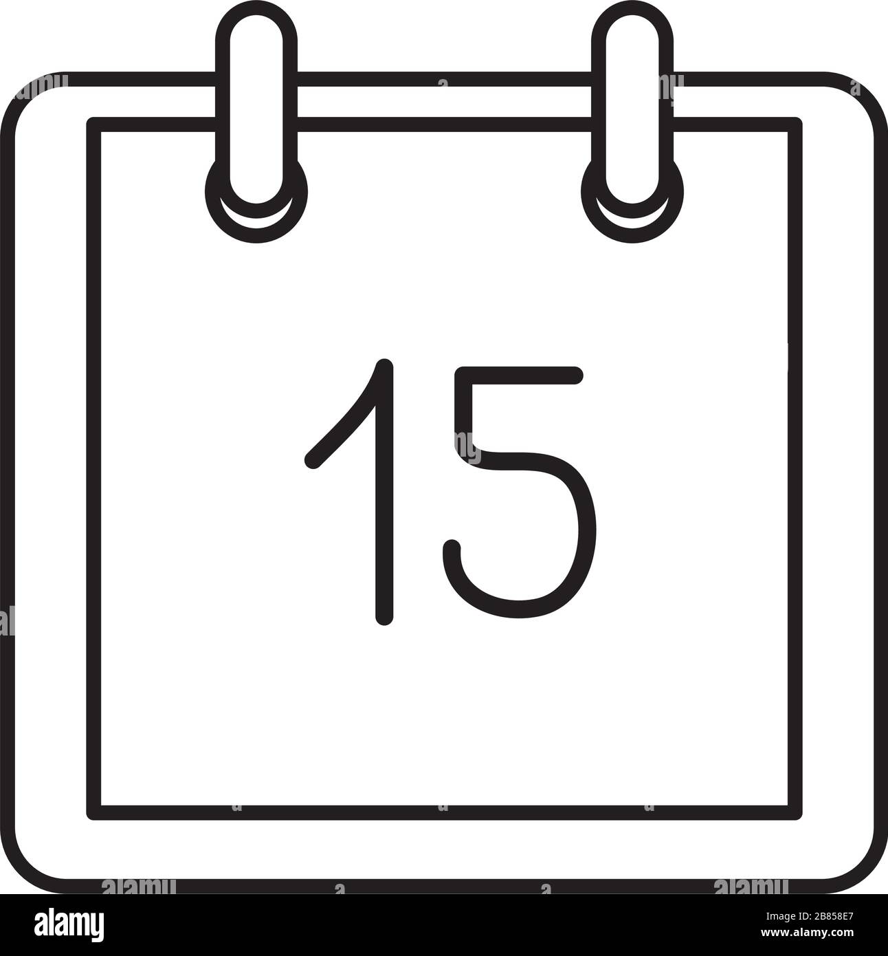 calendar reminder date isolated icon Stock Vector Image & Art - Alamy