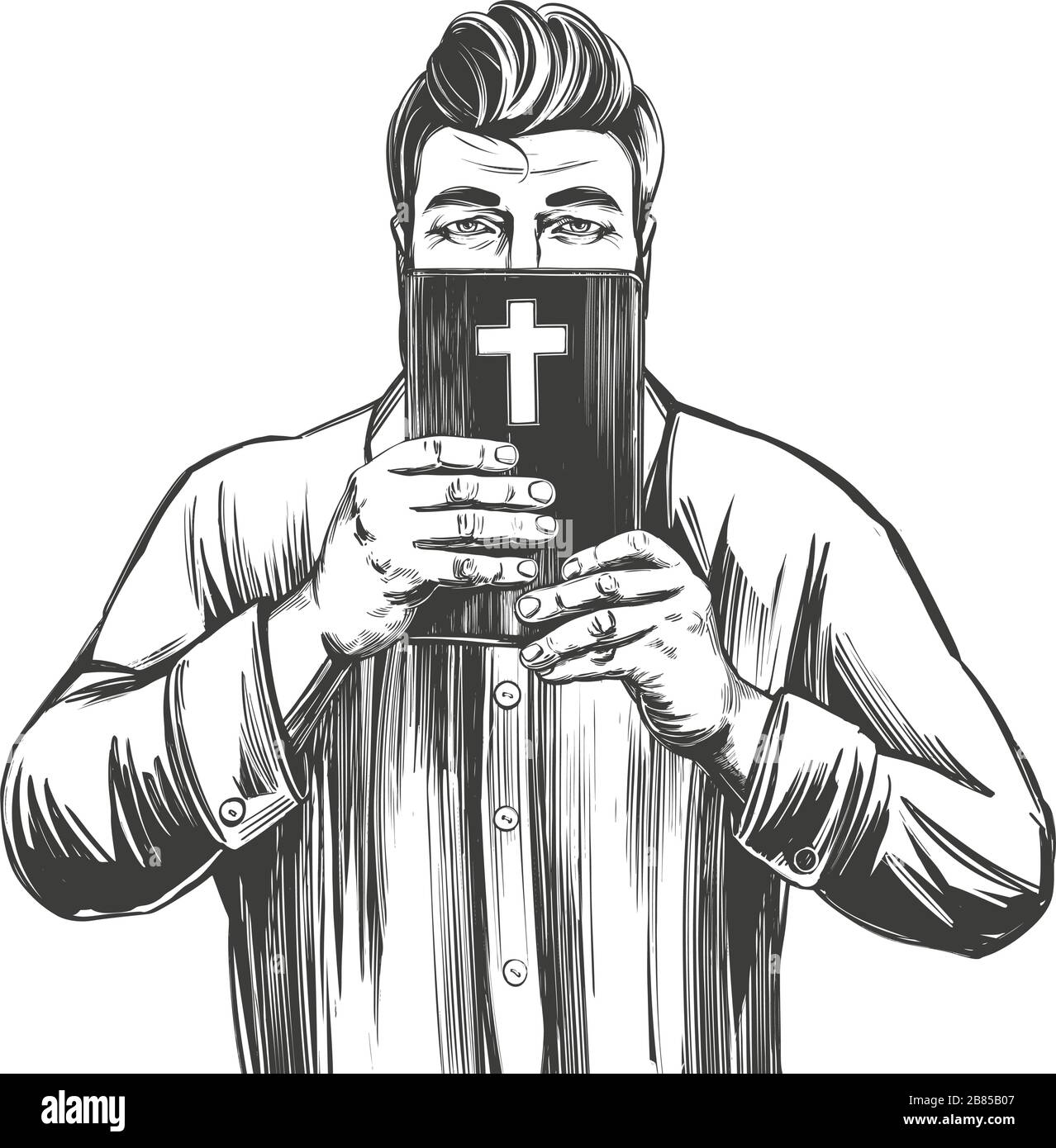 Language bible Stock Vector Images - Alamy