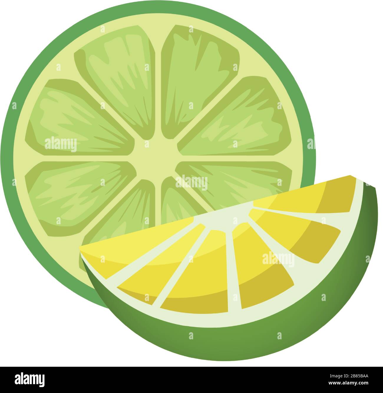 fresh lemon citrus fruit half icon Stock Vector Image & Art - Alamy